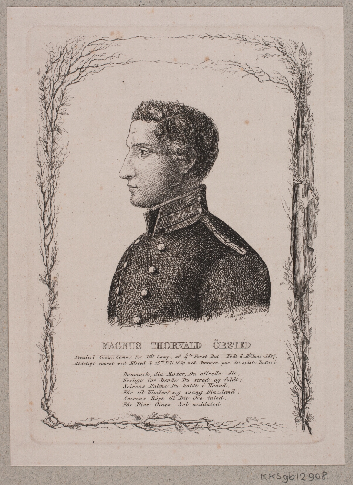 Magnus Thorvald Ørsted, 1849, Julius Magnus-Petersen | SMK Open