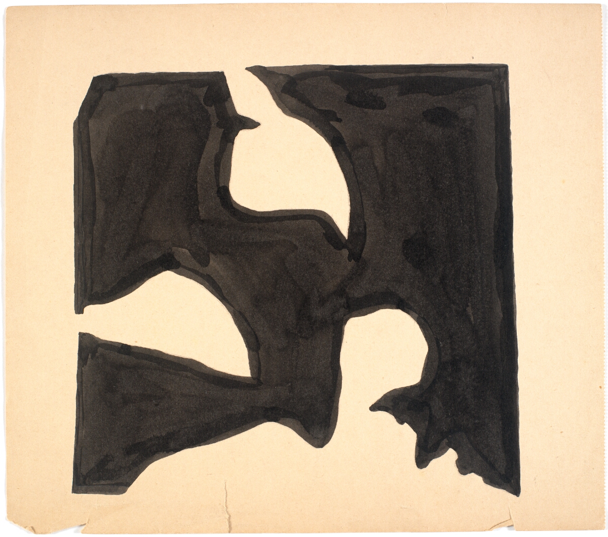 Variation over figur i Edgar Rubin, "Synsoplevede Figure", afb. 1 ...