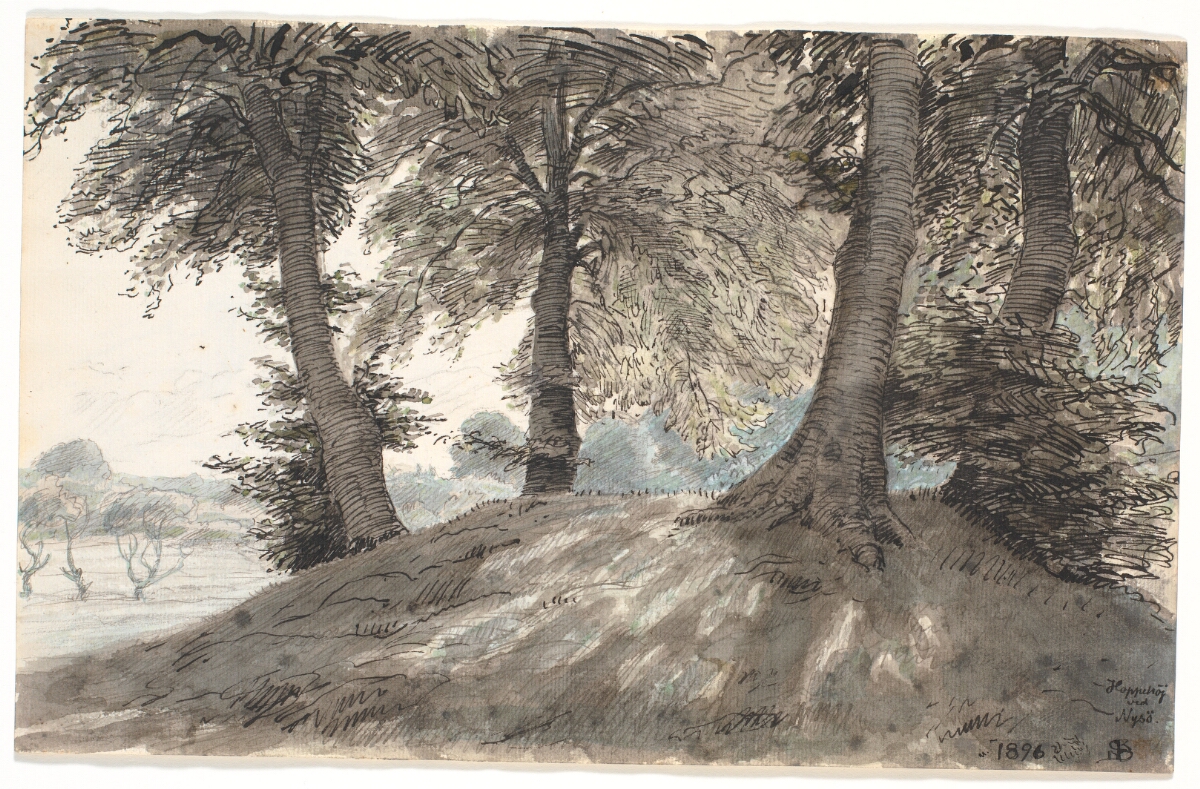 "Hoppehøj ved Nysø", 1896, Niels Skovgaard | SMK Open