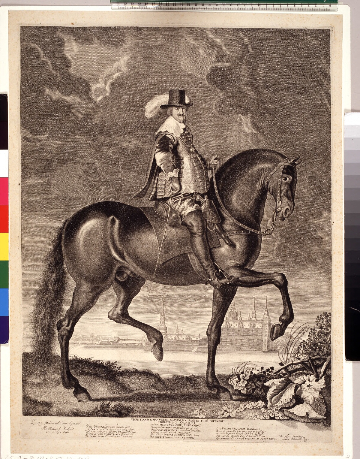 Christian IV til hest, 1643 – 1644, Albert Haelwegh, Karel van Mander ...