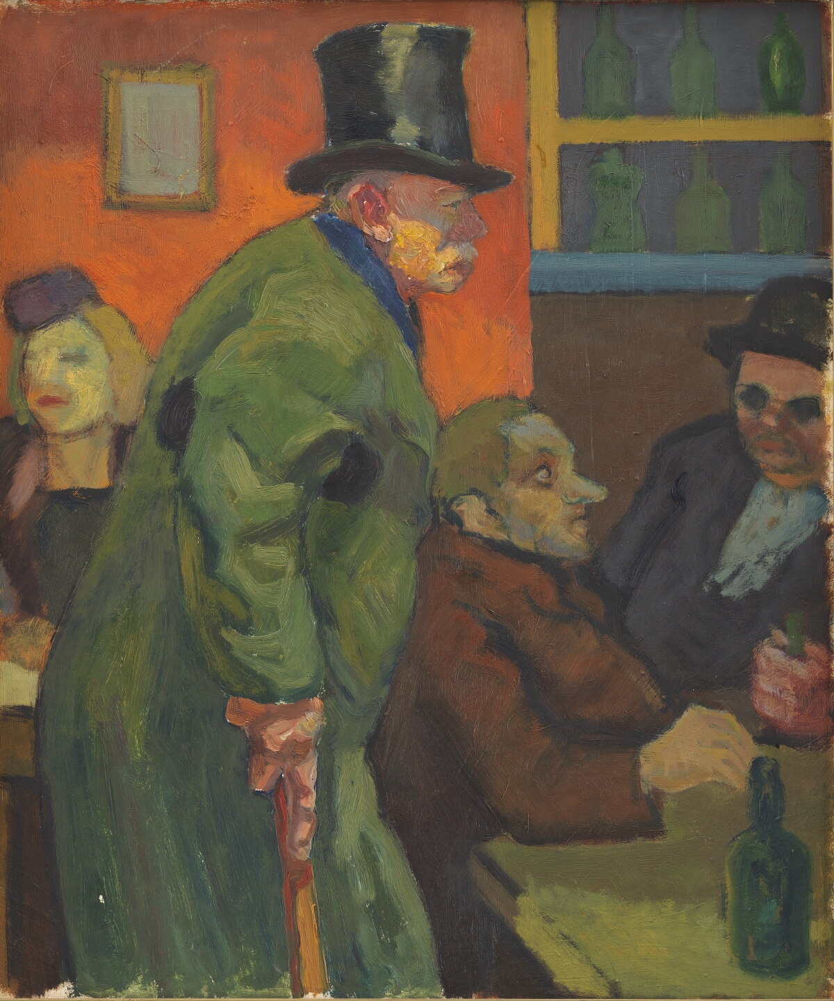 Tigger på en café, 1946, Anton Hansen | SMK Open