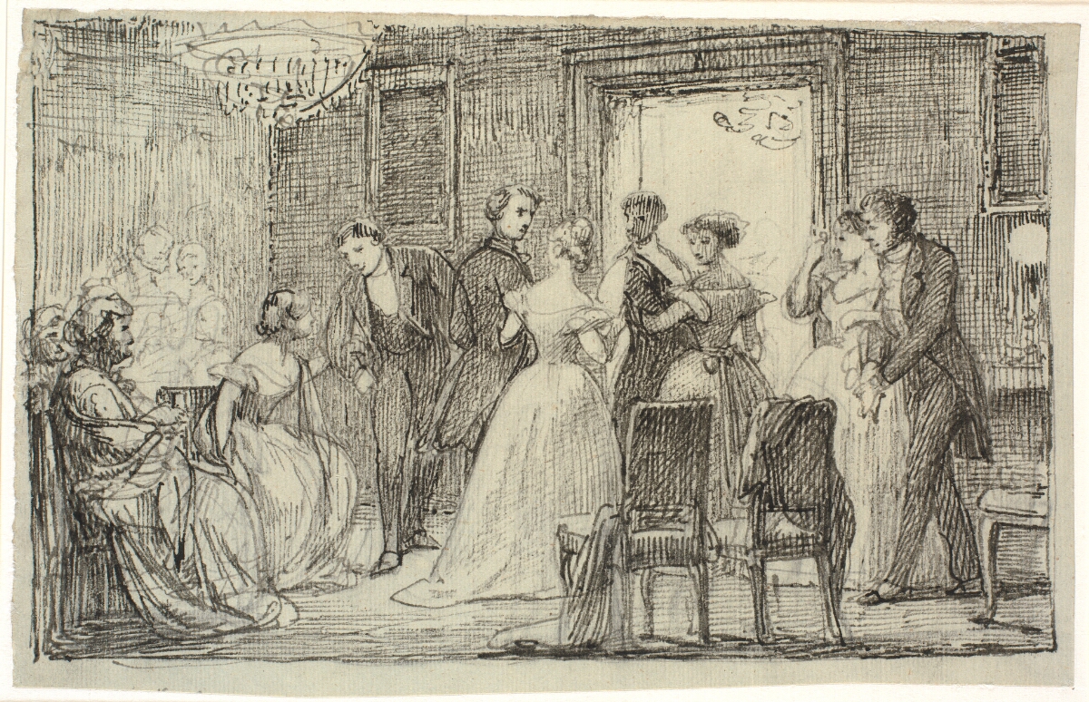 Ballet begynder, 1870 – 1873, Wilhelm Marstrand | SMK Open