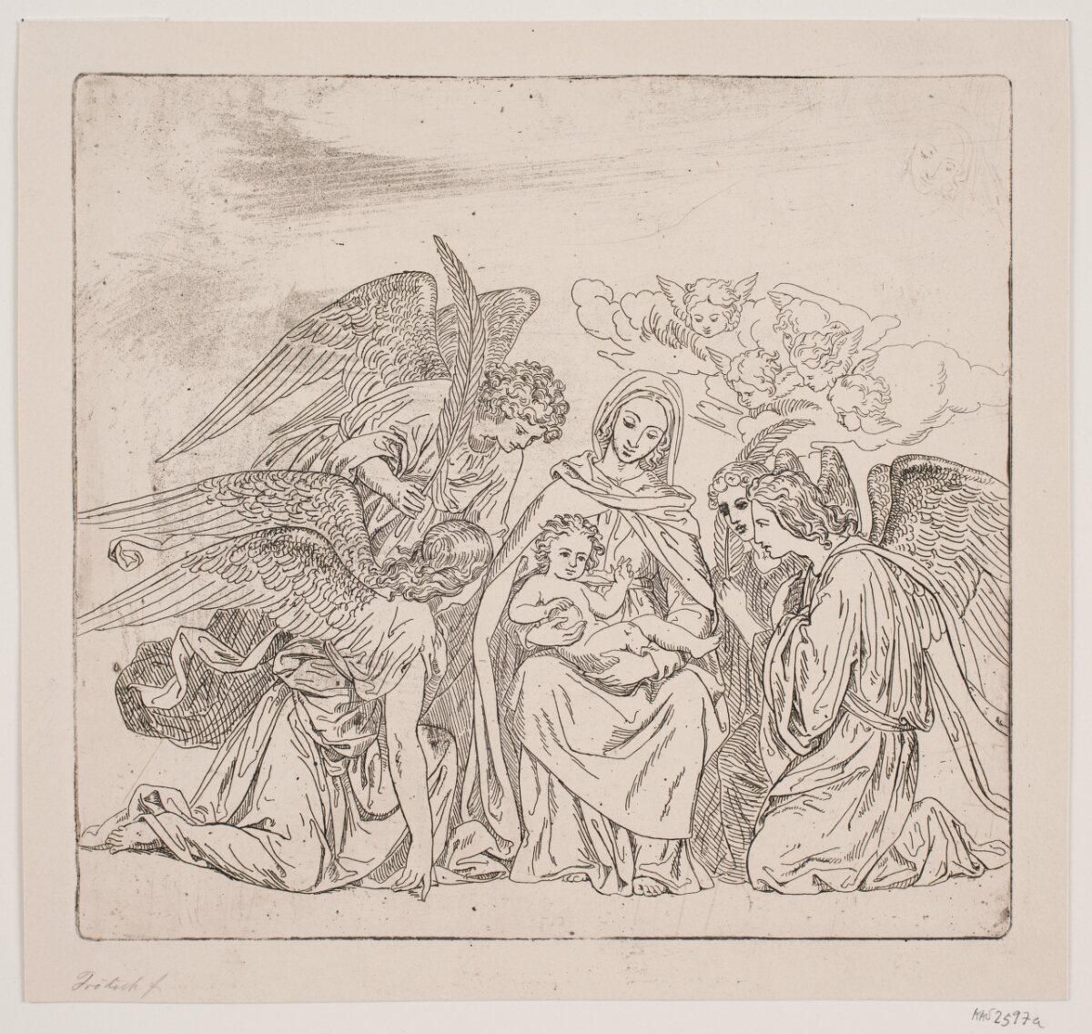 Madonna med barn, 1820 – 1857, Lorenz Frølich | SMK Open