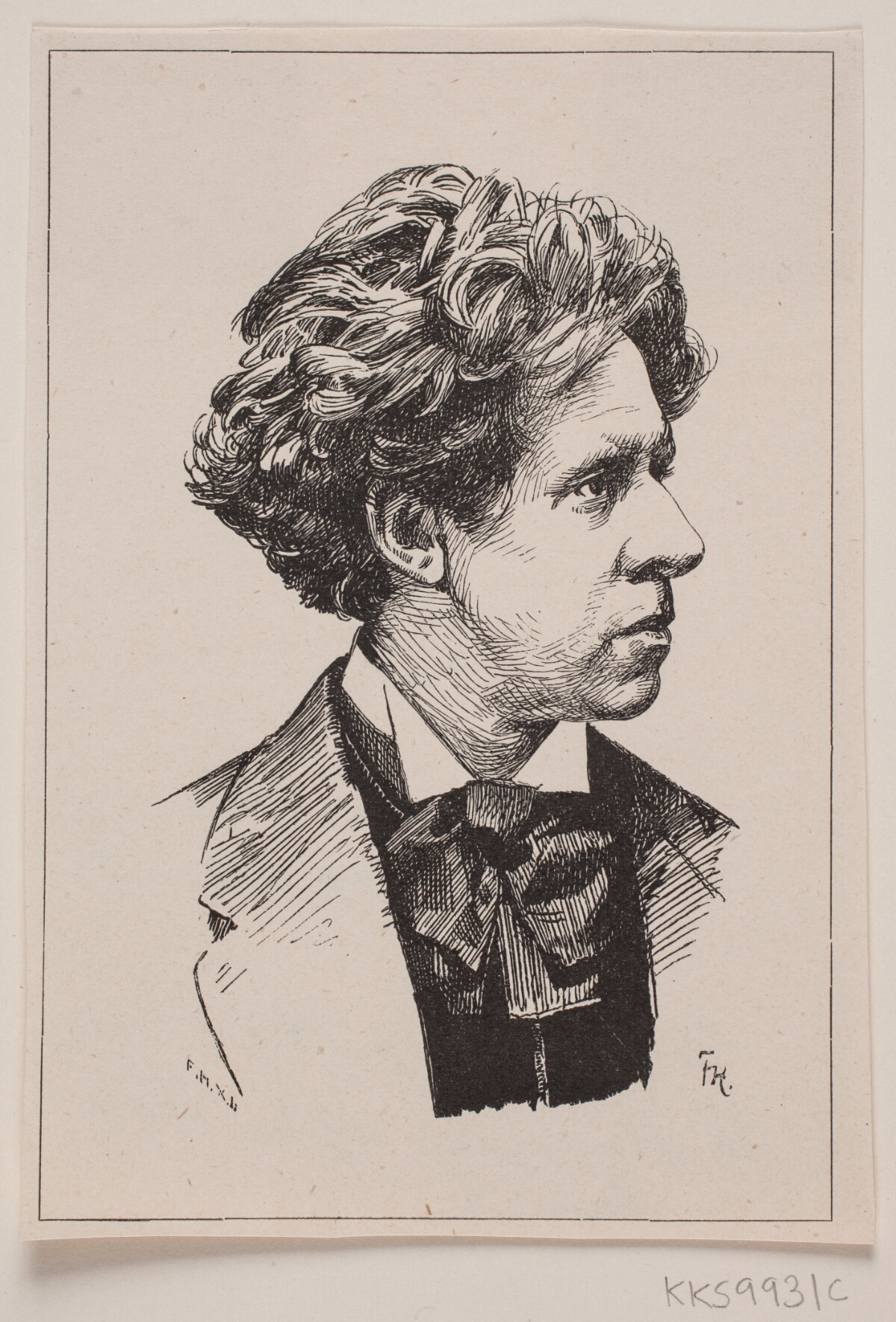 Josef Lewinsky, skuespiller fra Wien, 1870 – 1880, F. Hendriksen ...