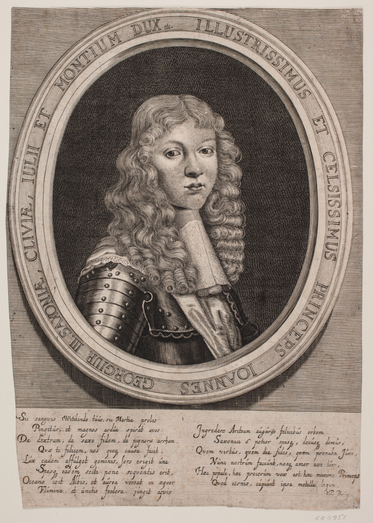 Johan Georg af Sachsen, 1661 – 1664, Albert Haelwegh | SMK Open