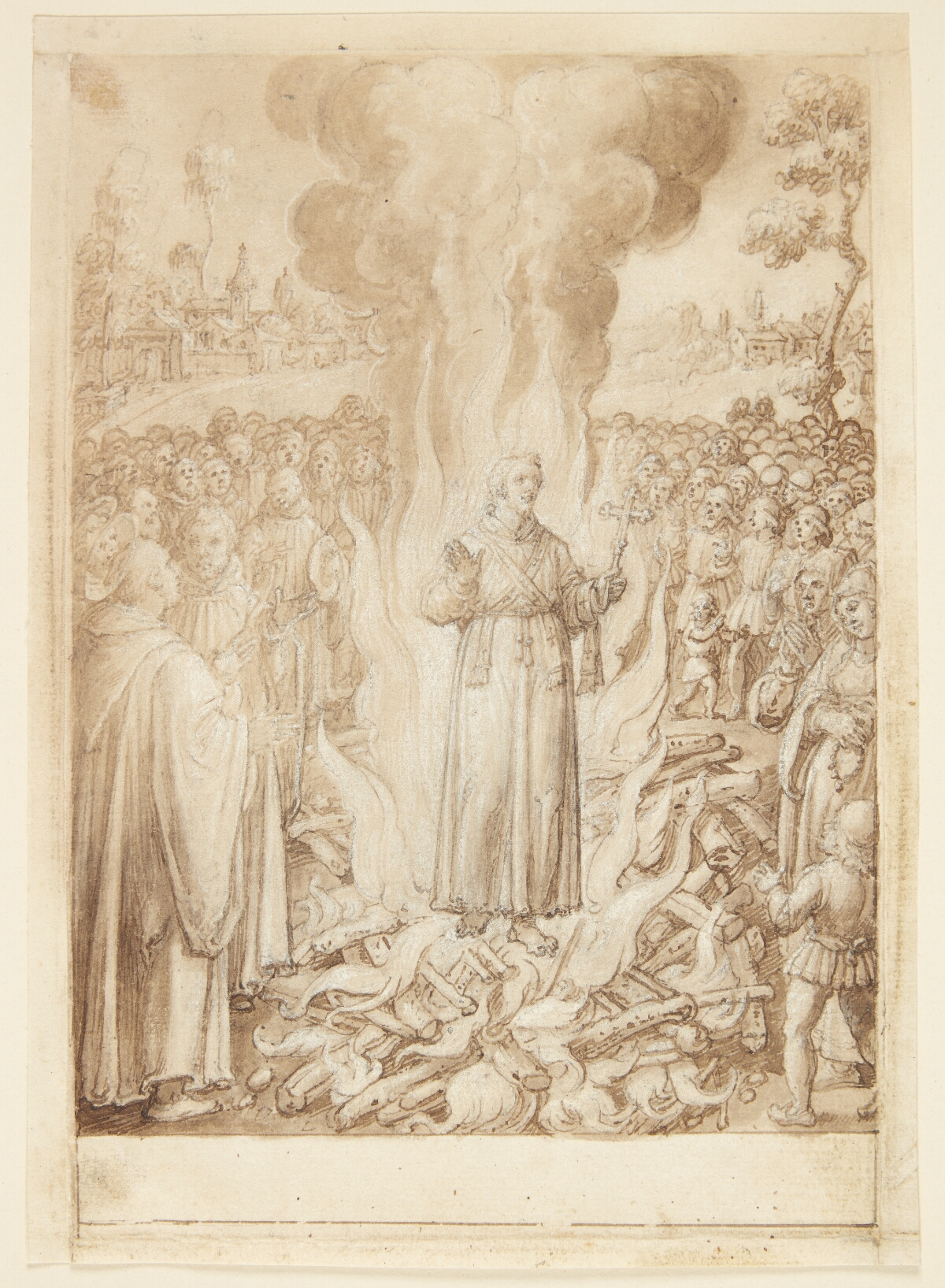 S. Giovanni Alberti Fiorentinos historie. Abbed Petrus beviser ved ...