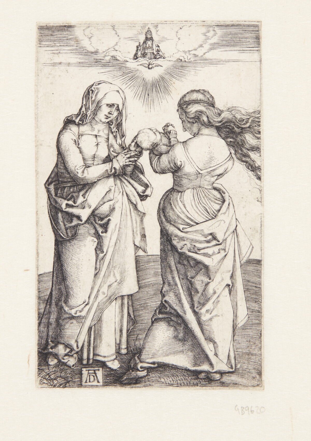 Maria med barnet og Den Hellige Anna, 1498 – 1501, Albrecht Dürer | SMK ...