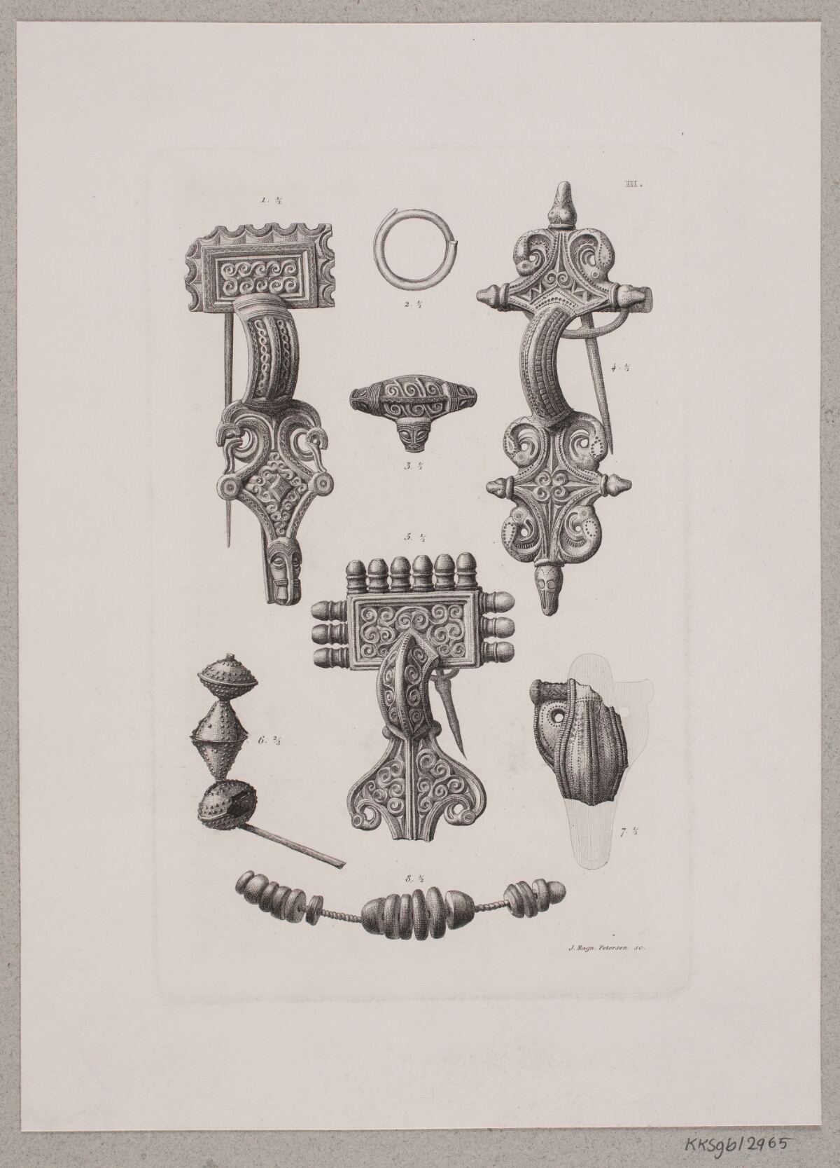 Nordiske oldsager, 1834 – 1866, Julius Magnus-Petersen | SMK Open