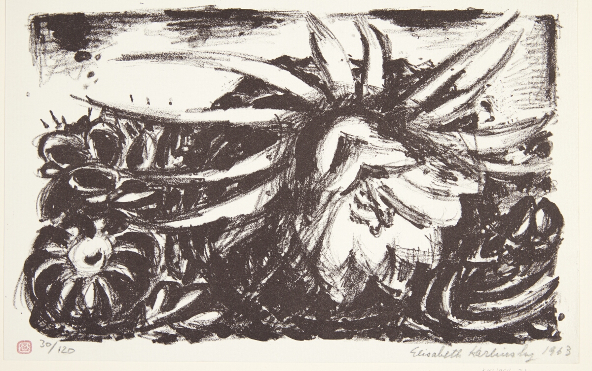 Blomster, 1963, Elisabeth Karlinsky | SMK Open