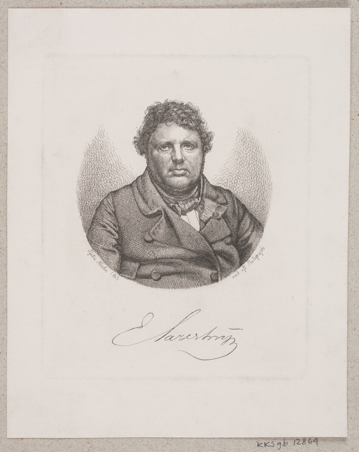 Emil Aarestrup, 1863, Pietro Købke Krohn | SMK Open