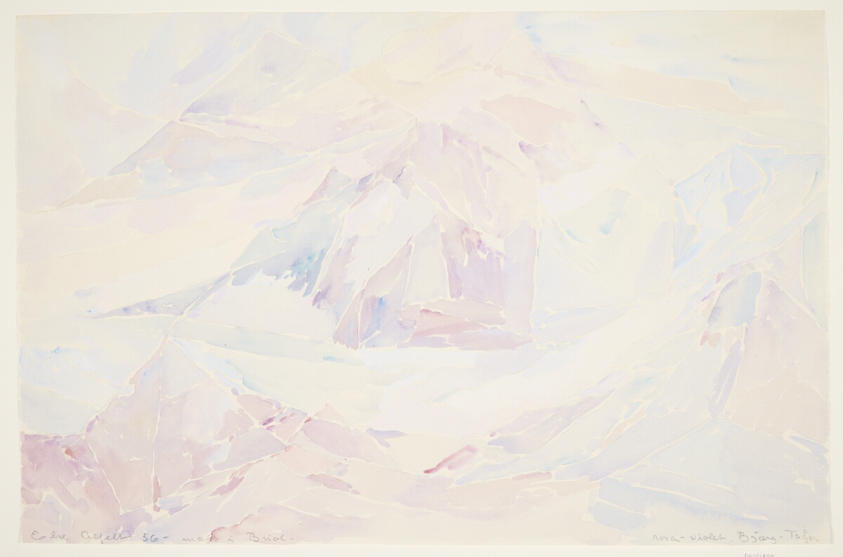 Bjergtåger, 1956, Else Alfelt | SMK Open