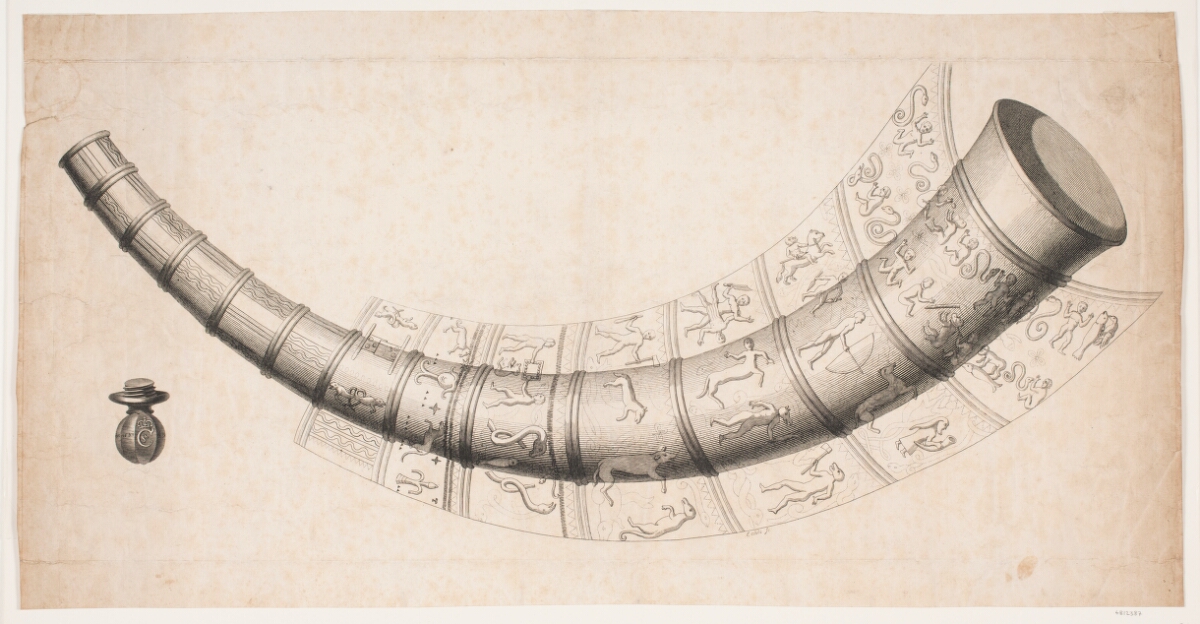 Guldhornene, 1805, Gerhard Ludvig Lahde, Peter Erasmus Müller | SMK Open