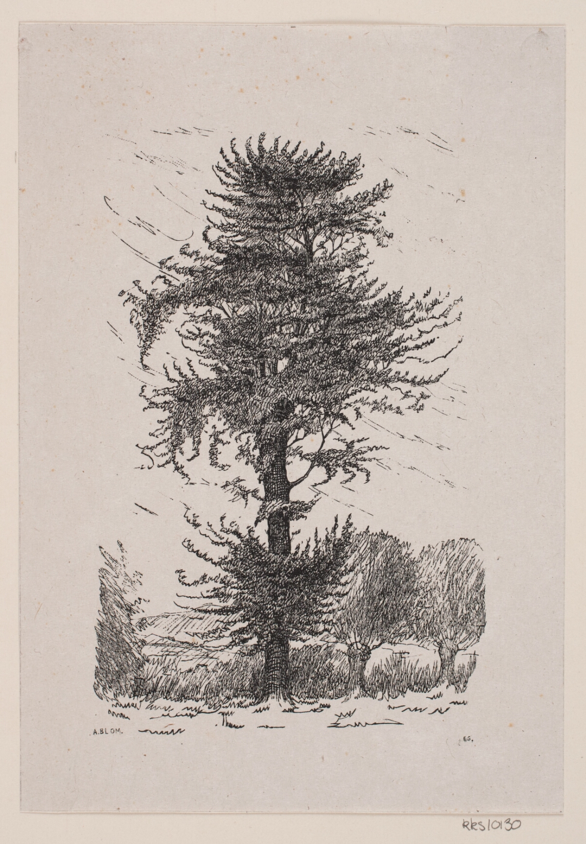 Eg ved Guldberg, 1861 – 1934, Alexander Blom | SMK Open