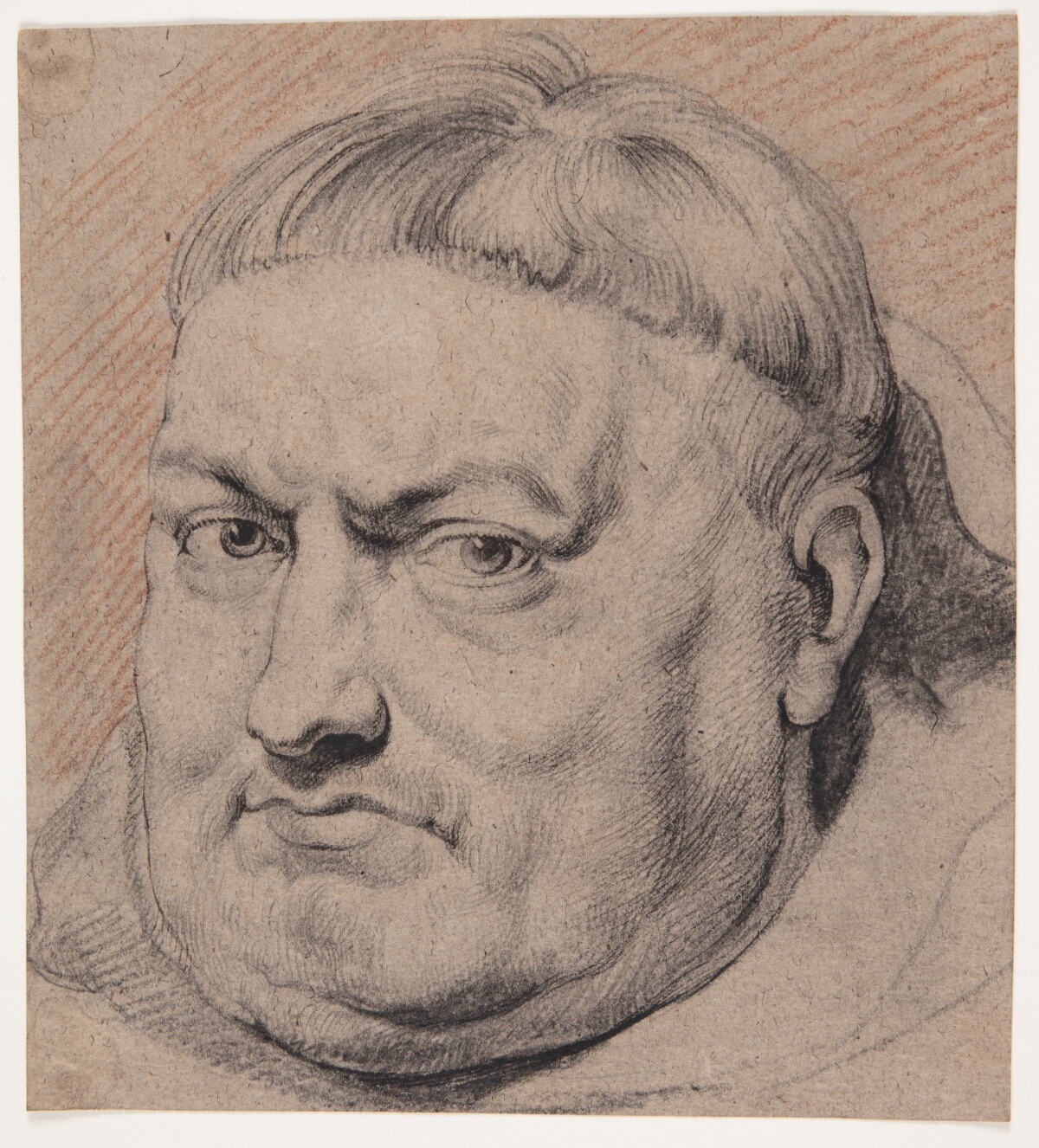 Hoved af en munk, kvartprofil t.v., 1628 – 1630, Willem Panneels, Peter ...